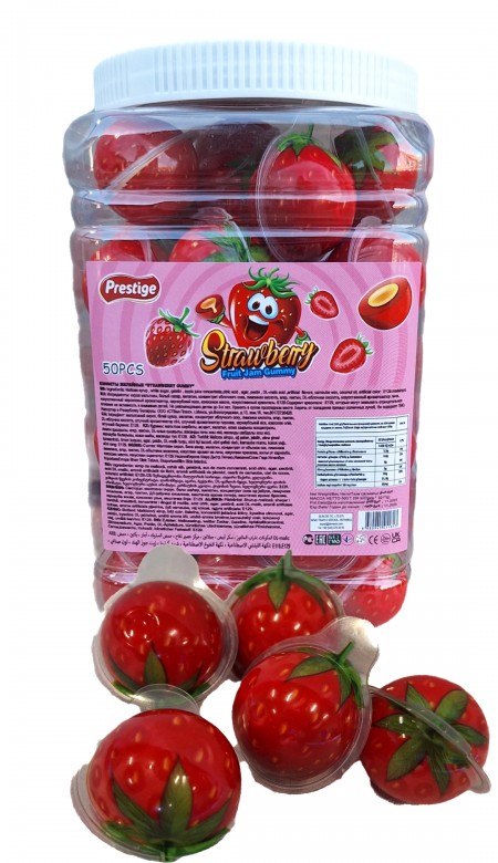Gumena bombona jagoda 10g (50/1) - KINDER SHOP SWEET